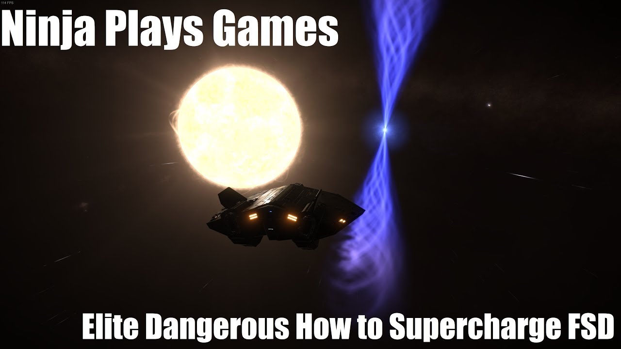 Elite Dangerous│How to Supercharge FSD│Neutron Super Highway - YouTube