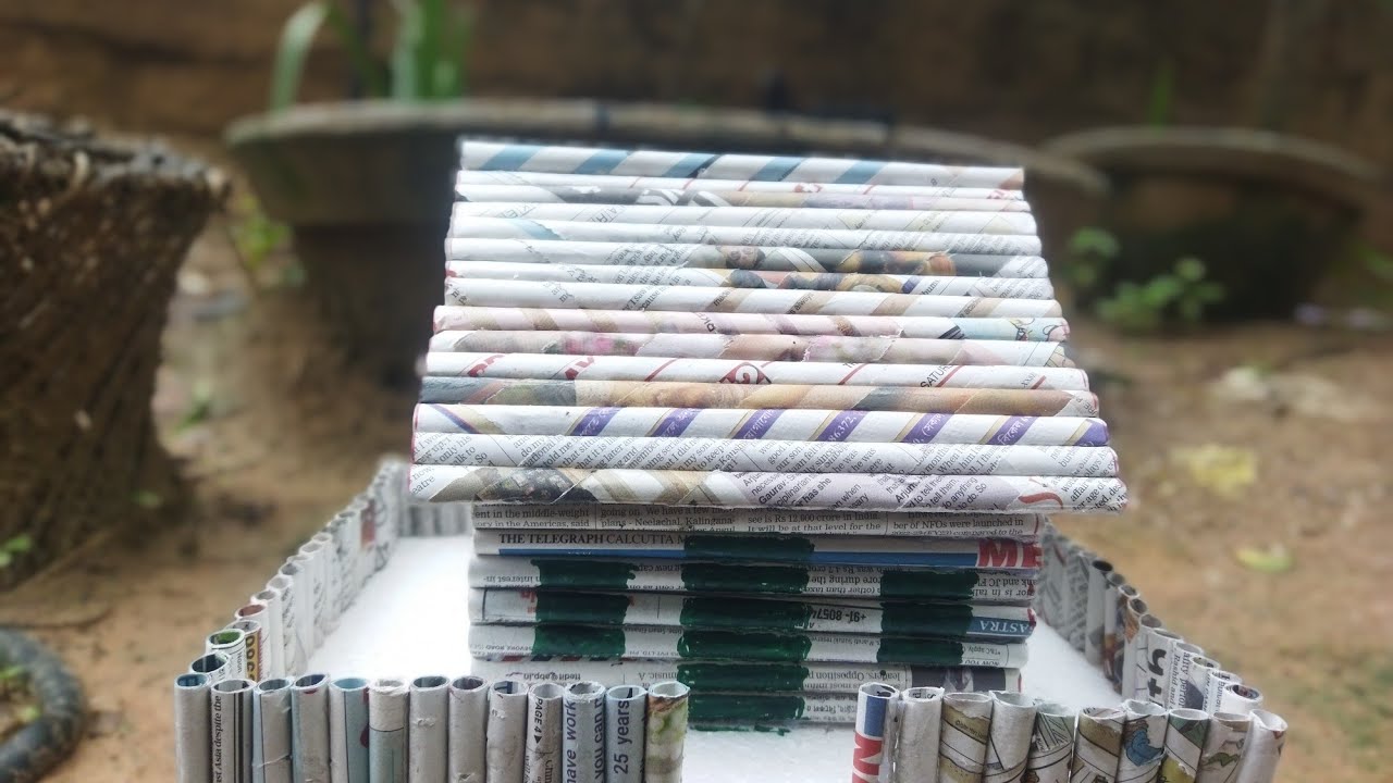 Paper house making || how to make mini paper house || atoz ideas - YouTube