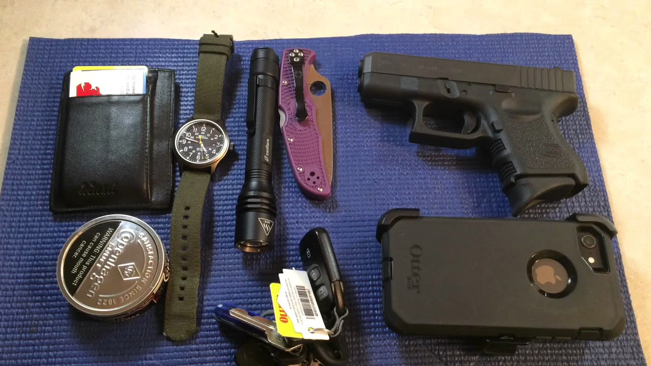 Everyday Carry - EDC - Urban Carry - Pocket Dump 12/7/17 - YouTube