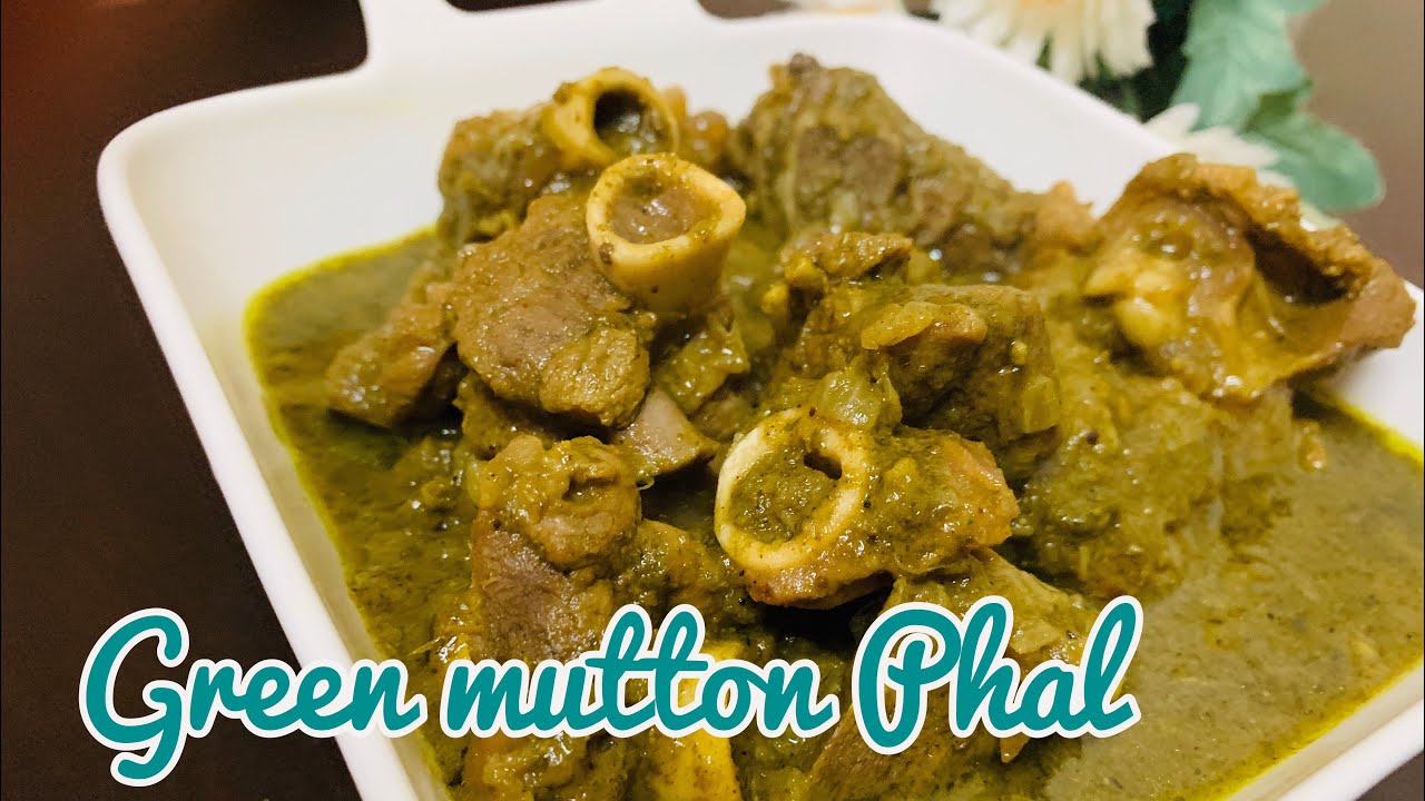 Green Mutton Phal | Hariyali Mutton Recipe | Bakra Eid Special Recipe ...