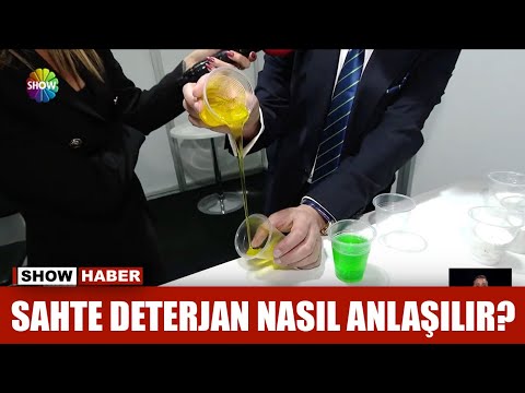 Sahte deterjan nasıl anlaşılır?