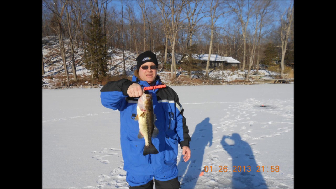 ice fishing nj - YouTube