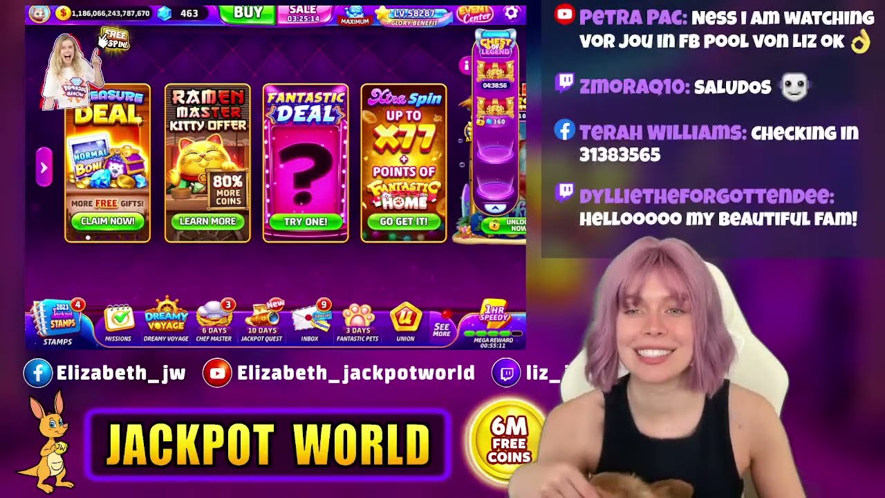 SPIN THE TOKEN WHEEL IN JACKPOT WORLD - YouTube