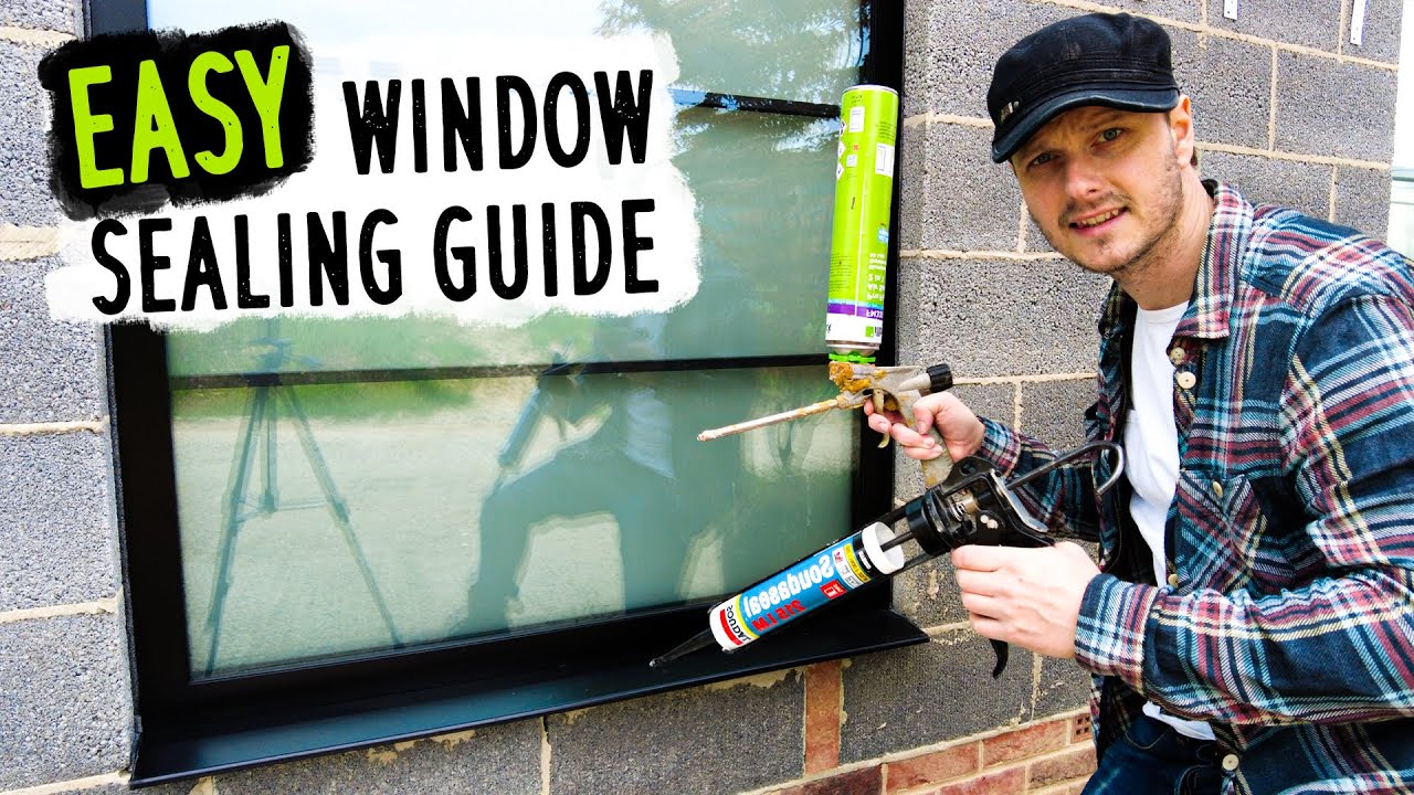 How to Seal Your Windows and Doors (Silicone and Foam) - YouTube