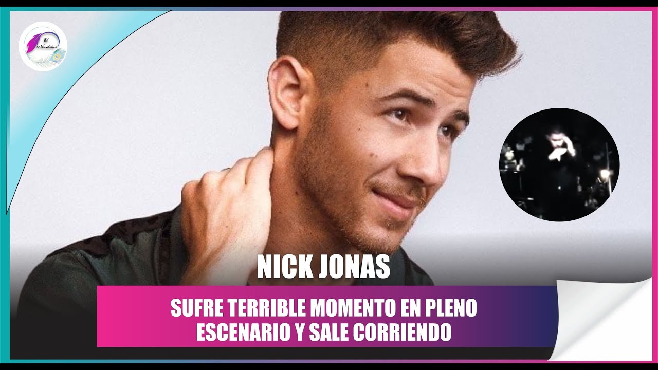 El momento de pánico de Nick Jonas ¡Láser en el escenario! - YouTube