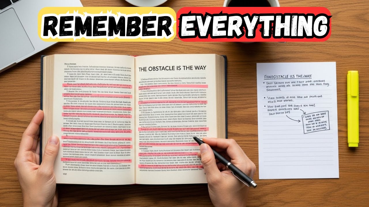 How To Remember Everything You Read - YouTube