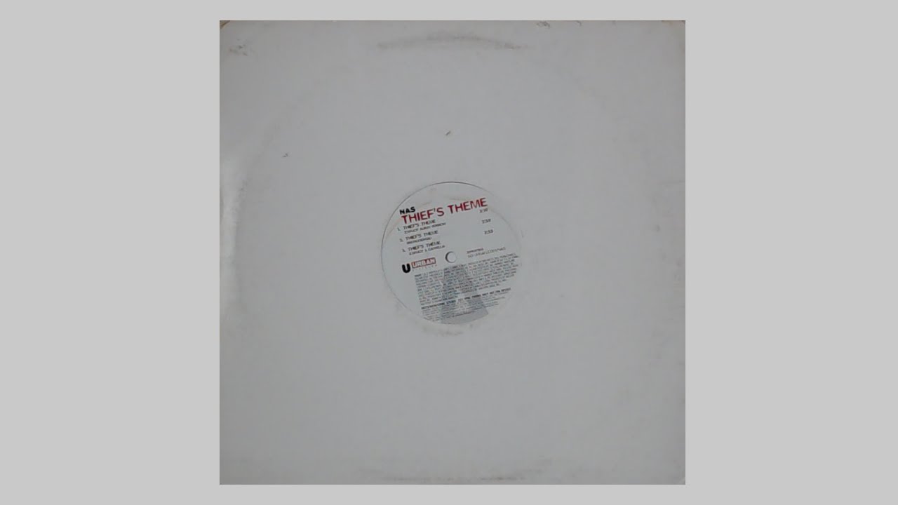 Nas - Thief's Theme (Explicit) - 2004 Sony Urban Division Promo (UK ...