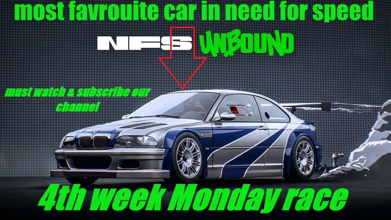 Need for speed unbound | 4th week Monday race | unbound | watch the ...