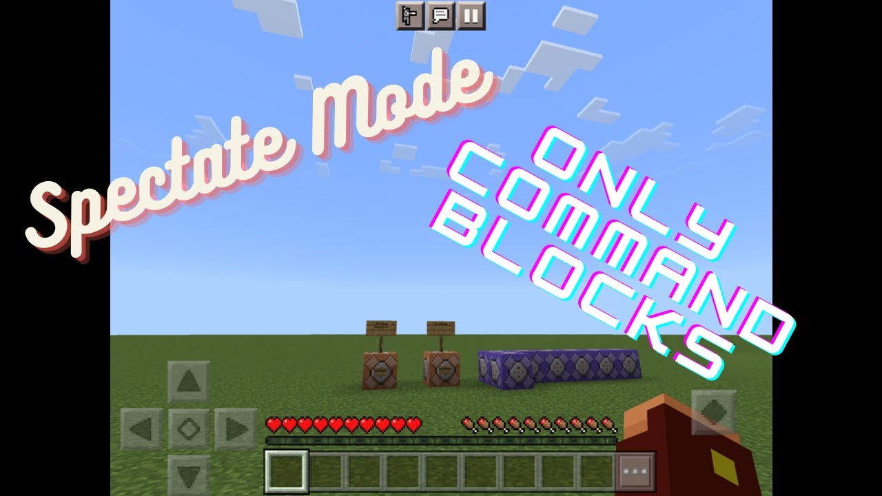 Minecraft Bedrock Spectate Mode with commands - YouTube