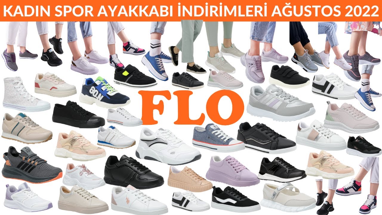 FLO KADIN SPOR AYAKKABI İNDİRİMLERİ | FLO AĞUSTOS 2022 | FLO BAYAN ...