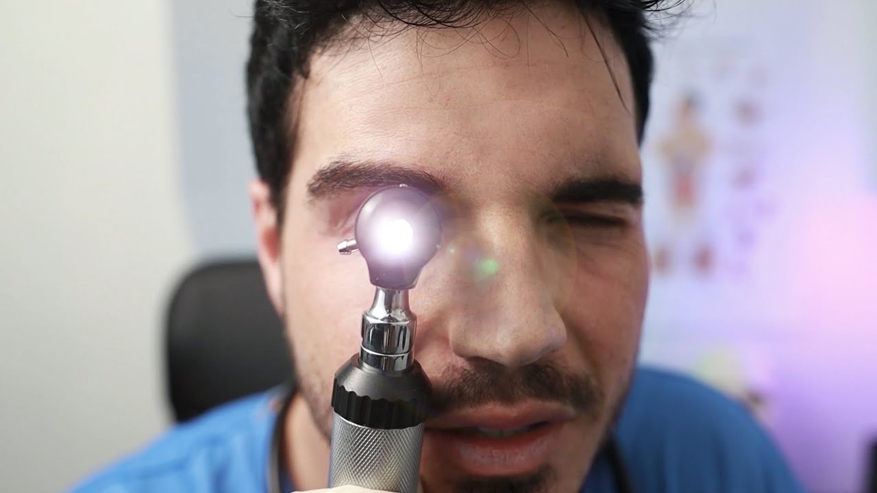 Asmr Close Up Medical Exam Triggers Follow The Light Ear Cleaning
