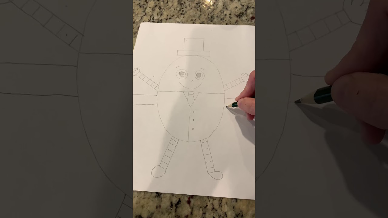 PreK Directed Draw: Humpty Dumpty - YouTube