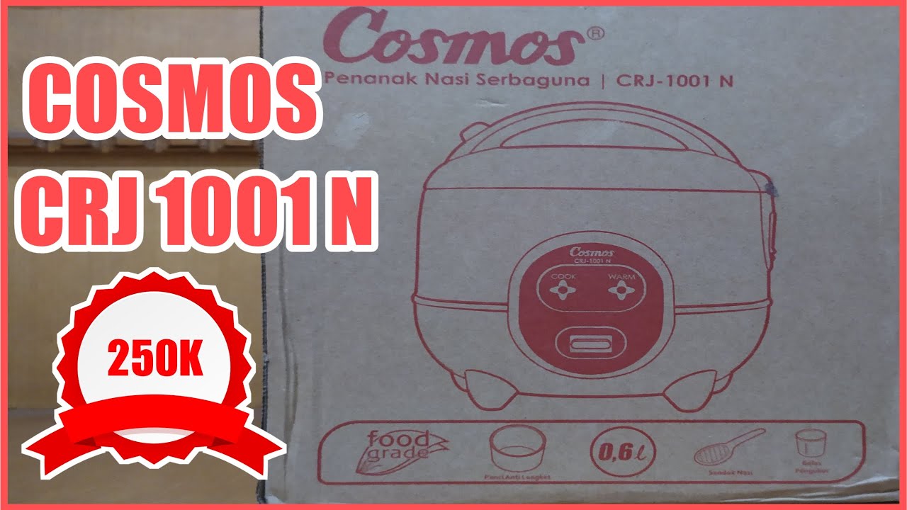 RICE COOKER COSMOS CRJ 1001 N 😎 - Penanak Nasi Serbaguna - Kel Sa ...