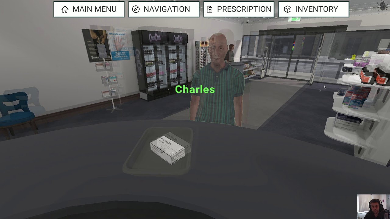 Pharmacy Simulator Demo Scenario (Charles) - YouTube