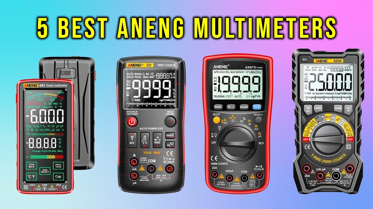 Top 5: Best ANENG Multimeter for 2025 - YouTube