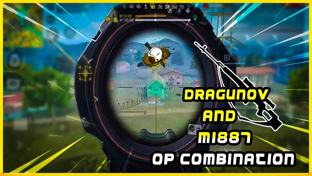 DRAGUNOV & M1887 OP COMBINATION FOR BOOYAH ||FREE FIRE GAMEPLAY || FREE ...