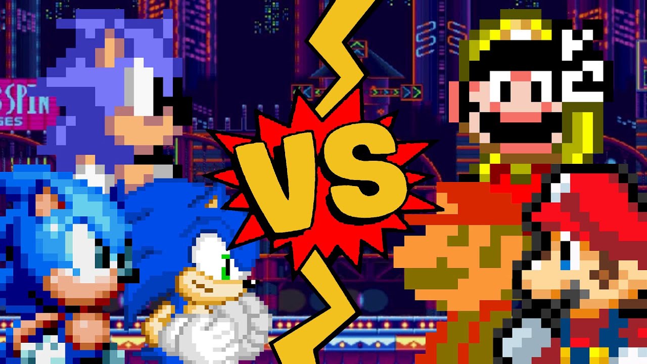 M.U.G.E.N Battles | Sonic/Sonic Mania/Master System Sonic vs Mario ...