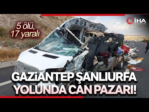 Gaziantep’te Trafik Kazası, Çok Sayıda Ölü ve Yaralı Var