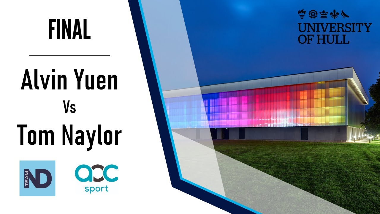 Alvin Yuen Vs Tom Naylor | 2021 Yorkshire Men's Badminton Regional ...