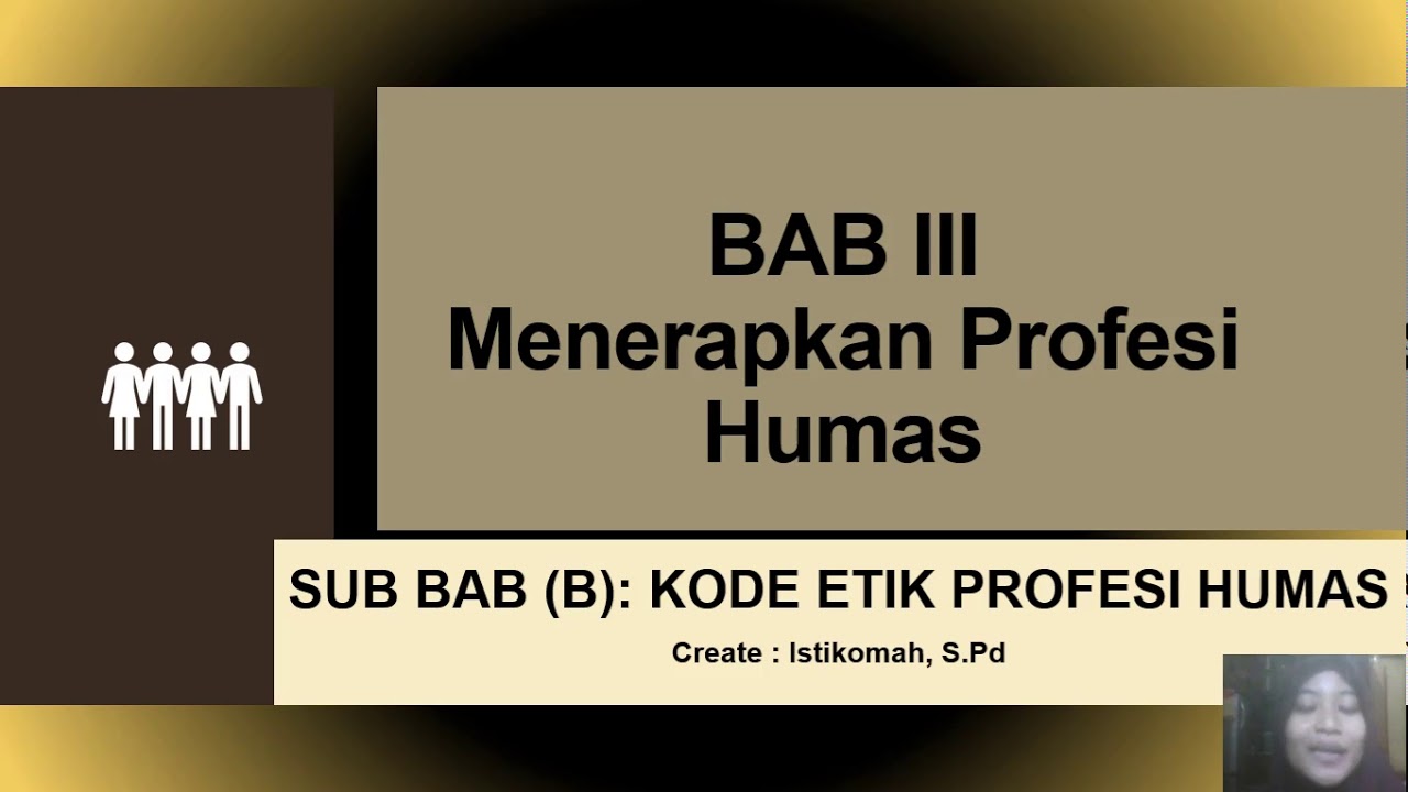 Kode Etik Profesi Humas - YouTube