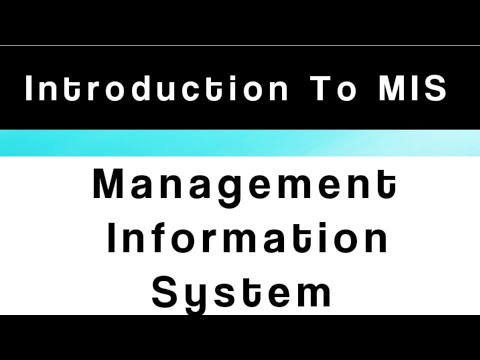 Introduction to MIS | Management Information System - YouTube