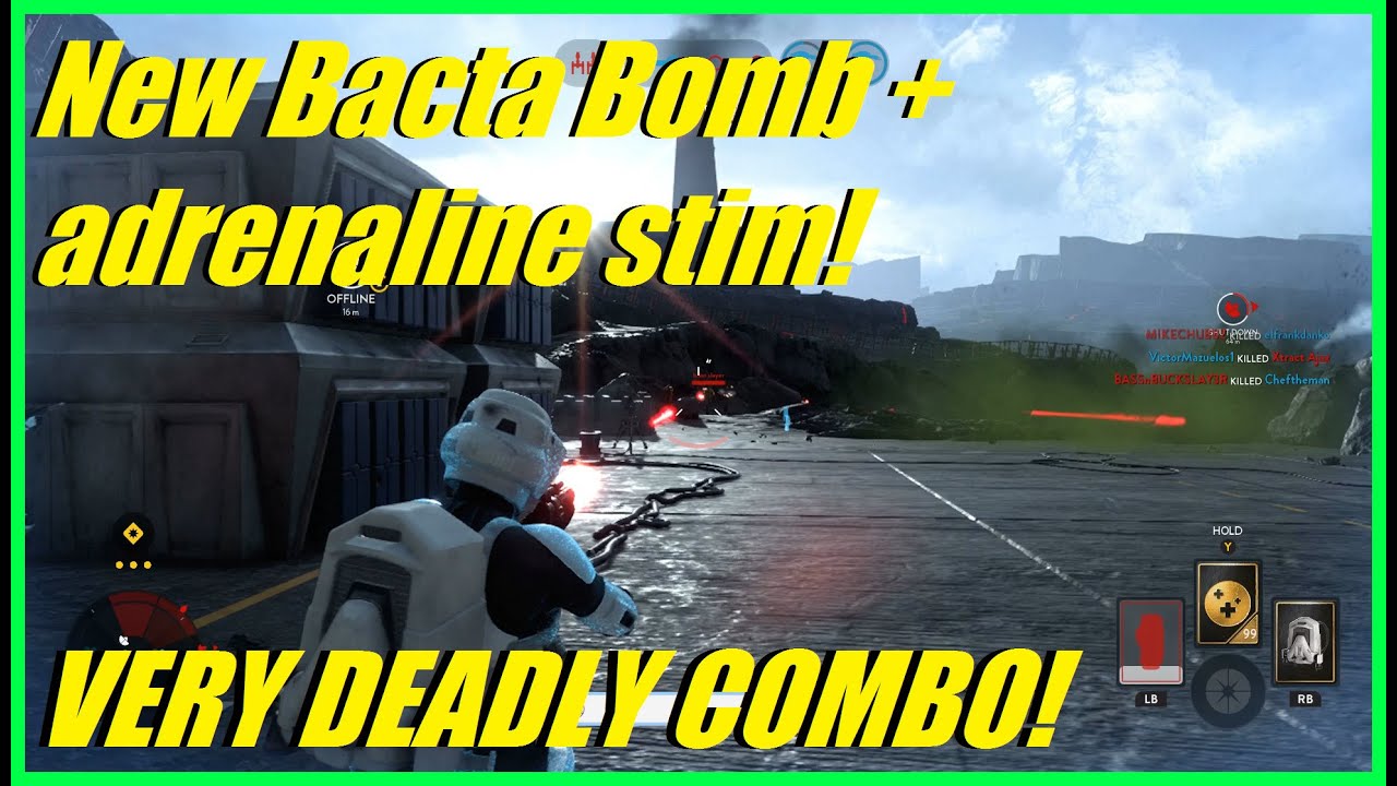 Star Wars Battlefront - The new BACTA BOMB + adrenaline stim! | Most ...
