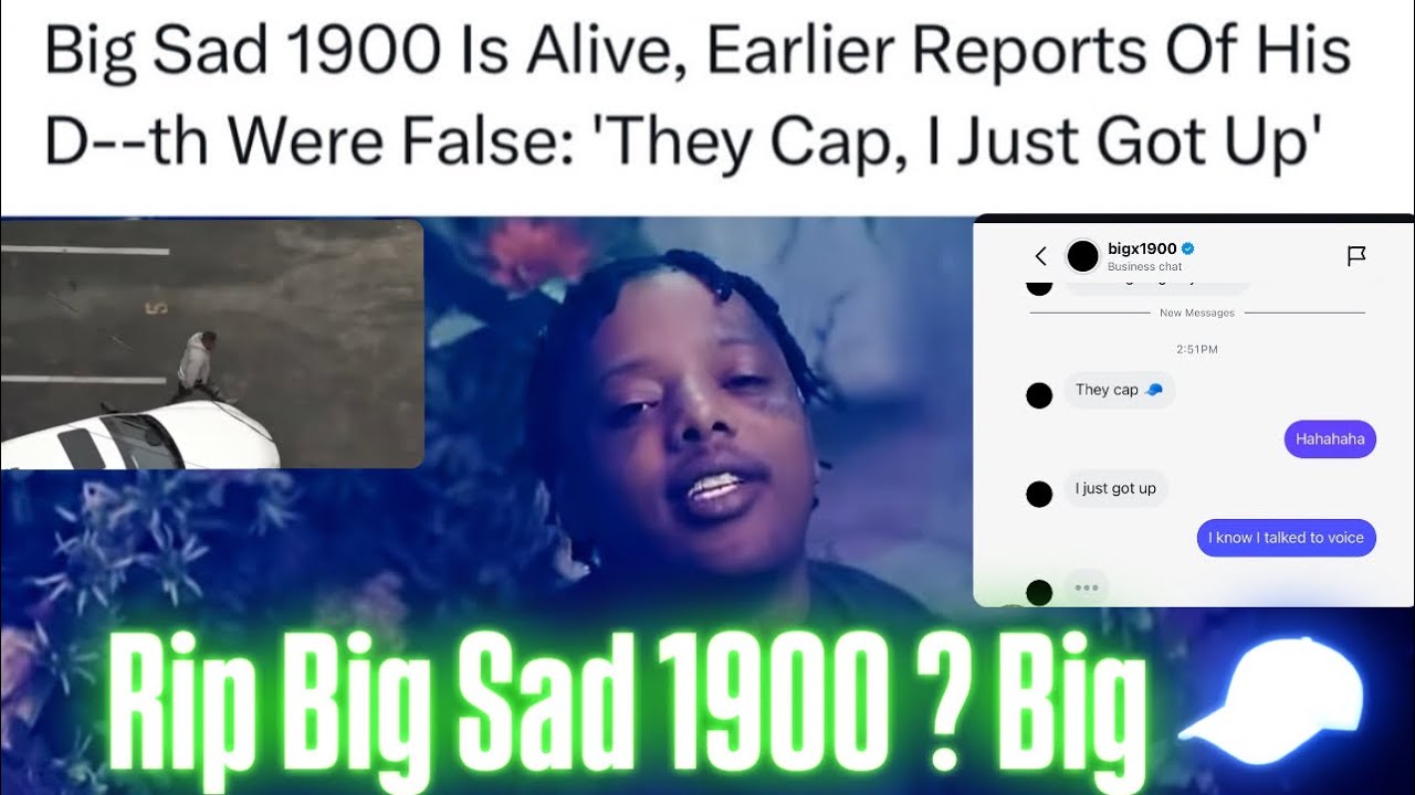 LA RAPPER BIG SAD 1900 RIP ? BIG🧢 ADAM22 TROLLS LEFTY GUNPLAY BARS SAYS ...