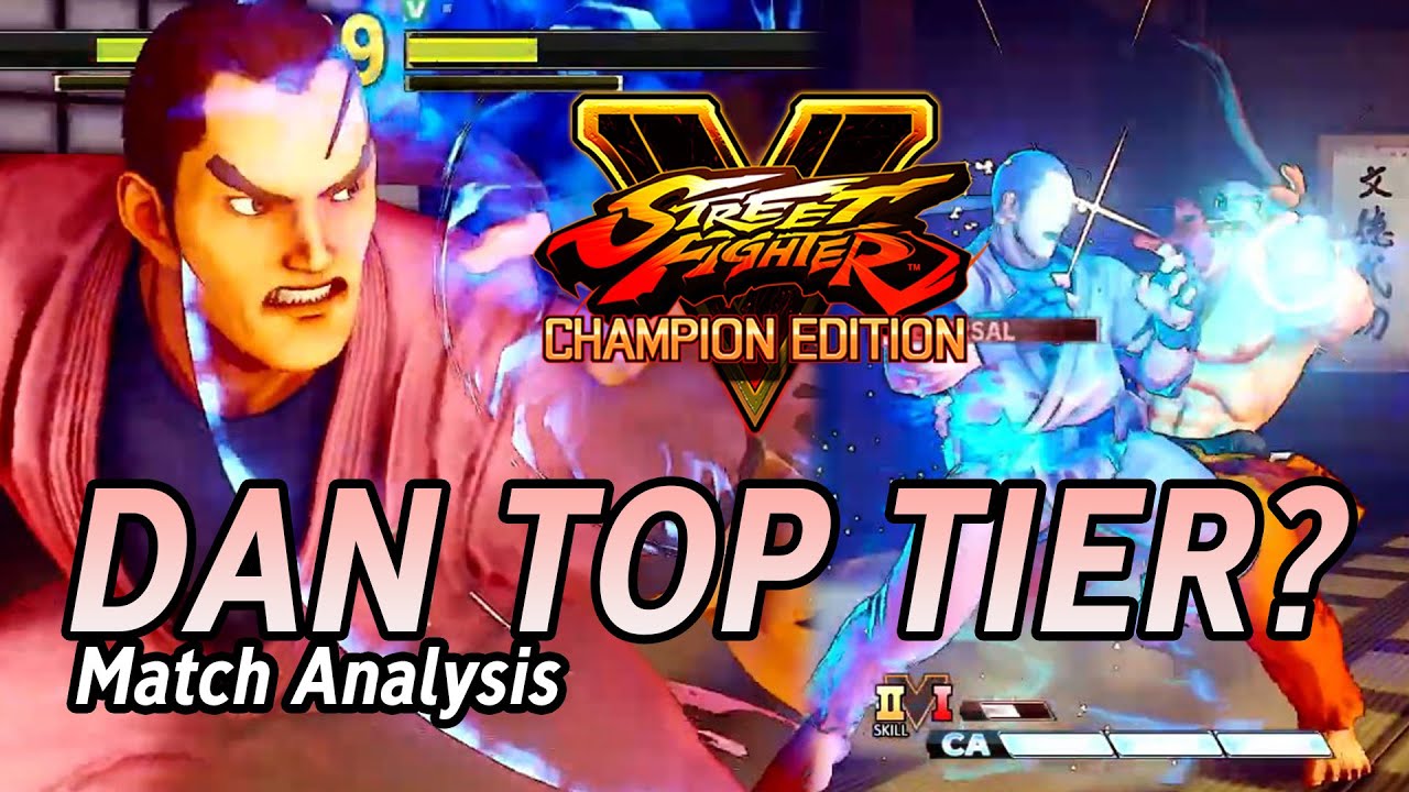 DAN TOP TIER? New Gameplay Analysis Breakdown! Street Fighter V Winter ...