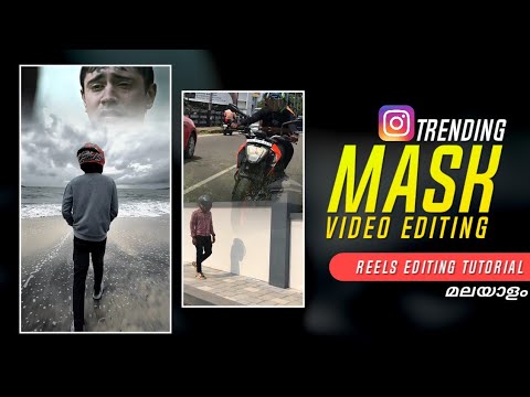 How to create Mask effect video editing | instagram reels trending ...
