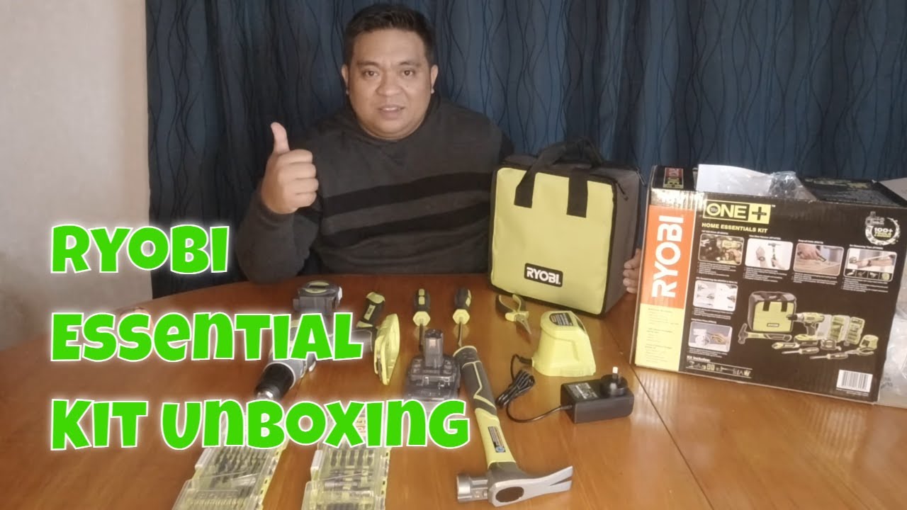 Ryobi essential kit unboxing | Best DIY toolkit - YouTube