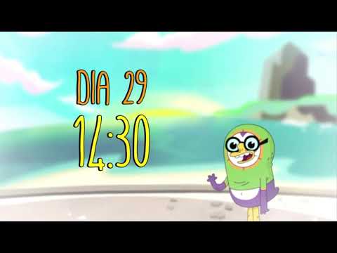 Chamada de estreia do desenho \