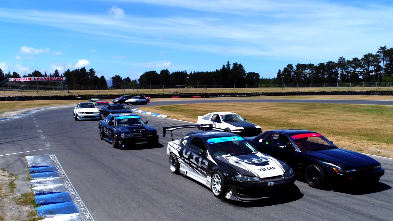 VIP Drift Drone Footage From Client Ride Day Ruapuna 12/12/19 - YouTube