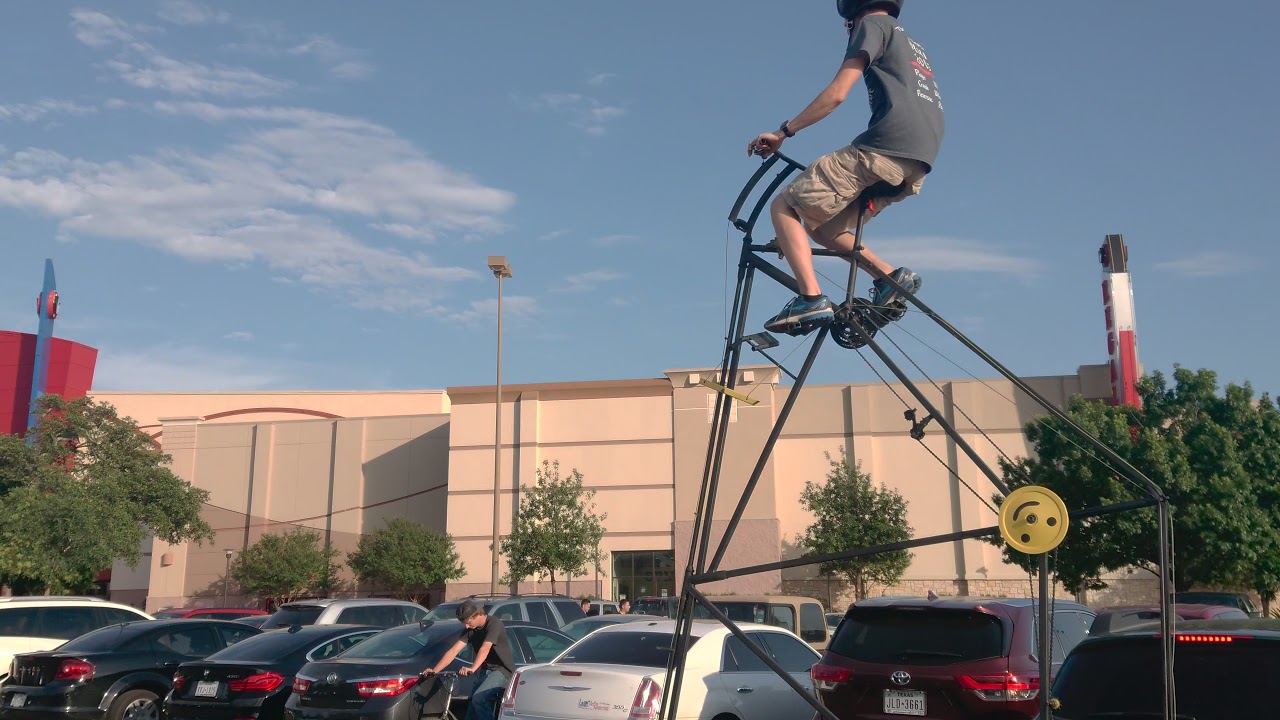 Tallest Bike in the lot. - YouTube
