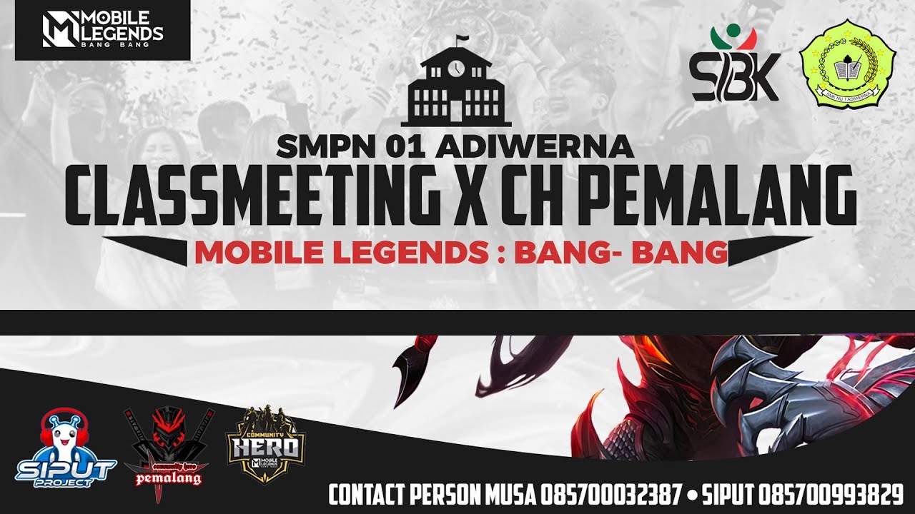 CLASSMEETING MLBB SMPN 01 ADIWERNA 2024 - YouTube