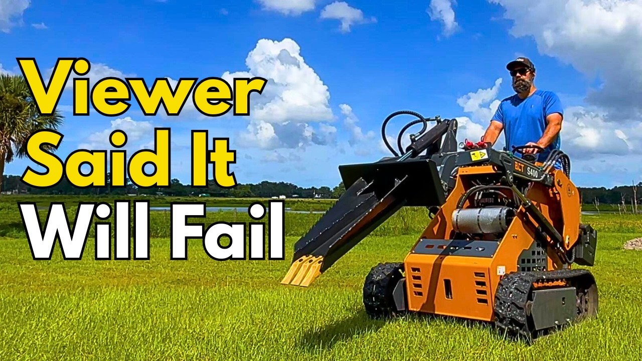 Homemade Stump Bucket Using Scrap Steel | He Said It Will FAIL - YouTube