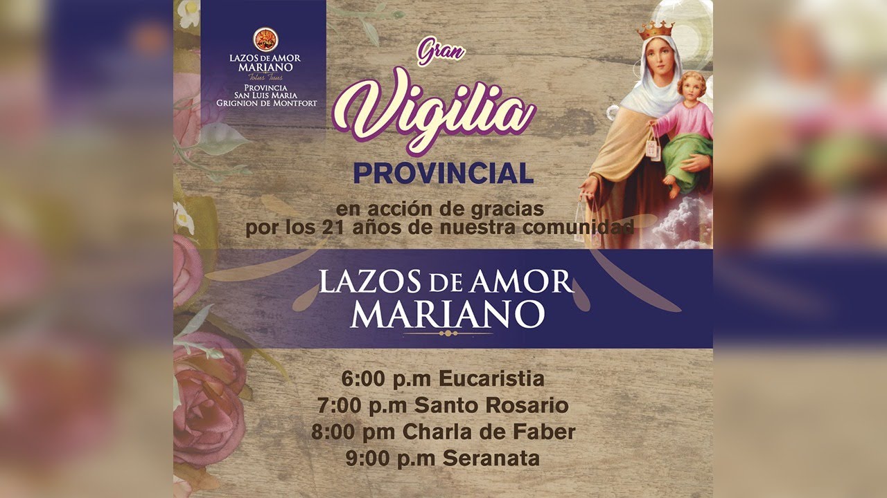 Gran Vigilia Provincial | (((EN VIVO))) | 18 de Julio - 6:00 P.M - YouTube