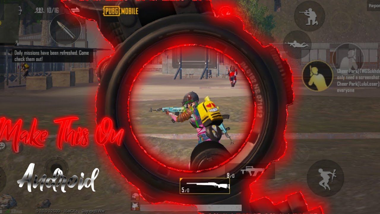 How To Make Scope Glowing Thumbnail On Android - YouTube