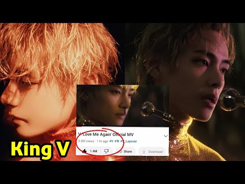 BTS V 'Love Me Again' is Reaching This Big Success in Less Than a Day ...