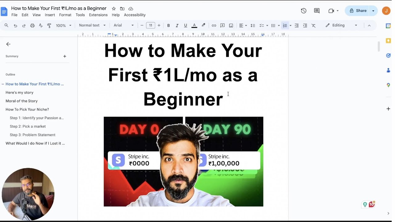 How I made my first ₹1L/mo as a beginner (and How can you copy it ...