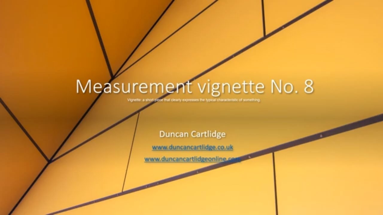 Taking off quantities vignette No 8 NRM2 Measurement rules - YouTube
