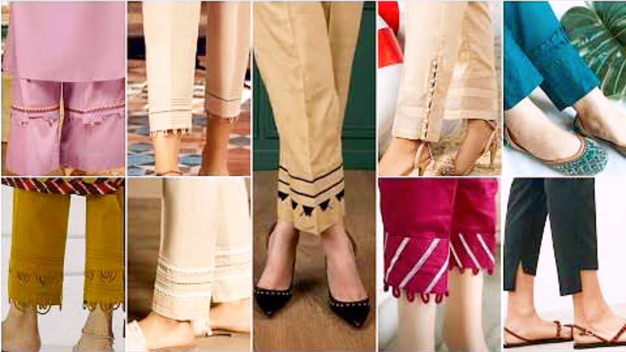 New Modern Trousers Designs 2024| Stylish Trousers | Capri | Shalwar ...