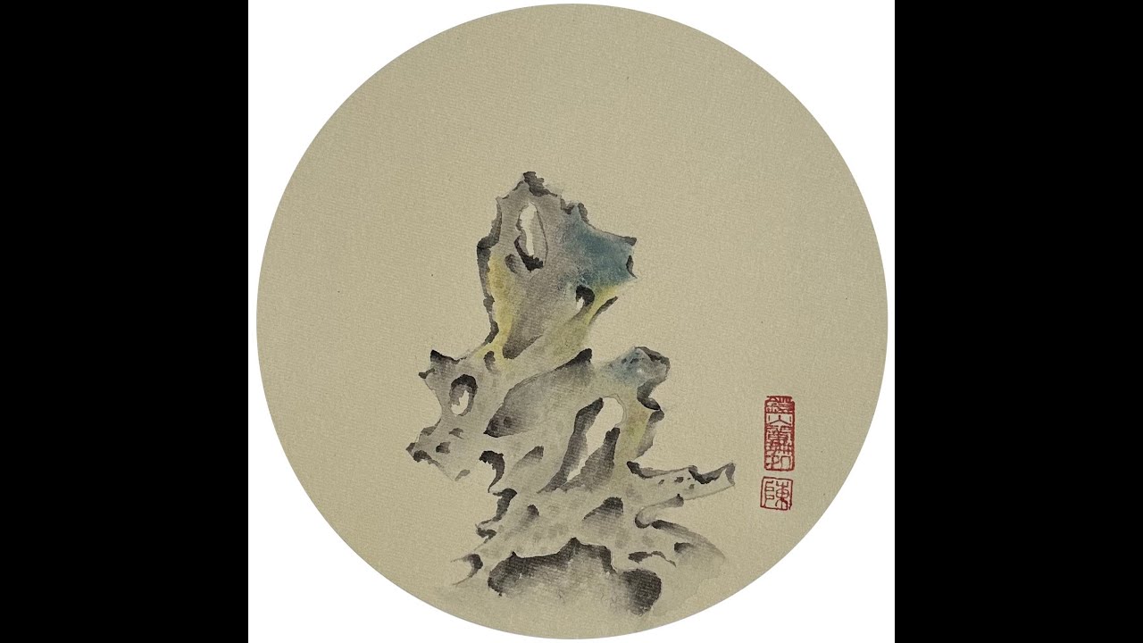 How to Mount a Thin Rice Paper onto Thick Paper Shikishi Art Board with ...