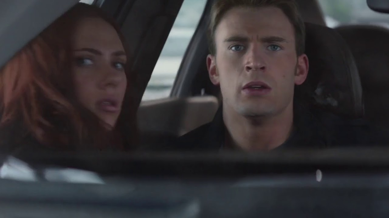 CAPTAIN AMERICA: THE WINTER SOLDIER - Highway Fight Scene - YouTube