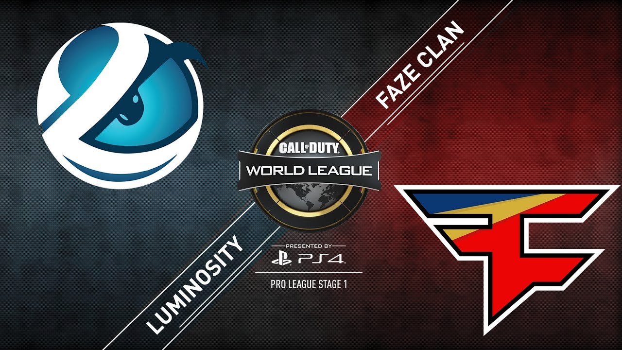FaZe Clan vs. Luminosity - CWL Pro League - Division B - Stage 1 - YouTube