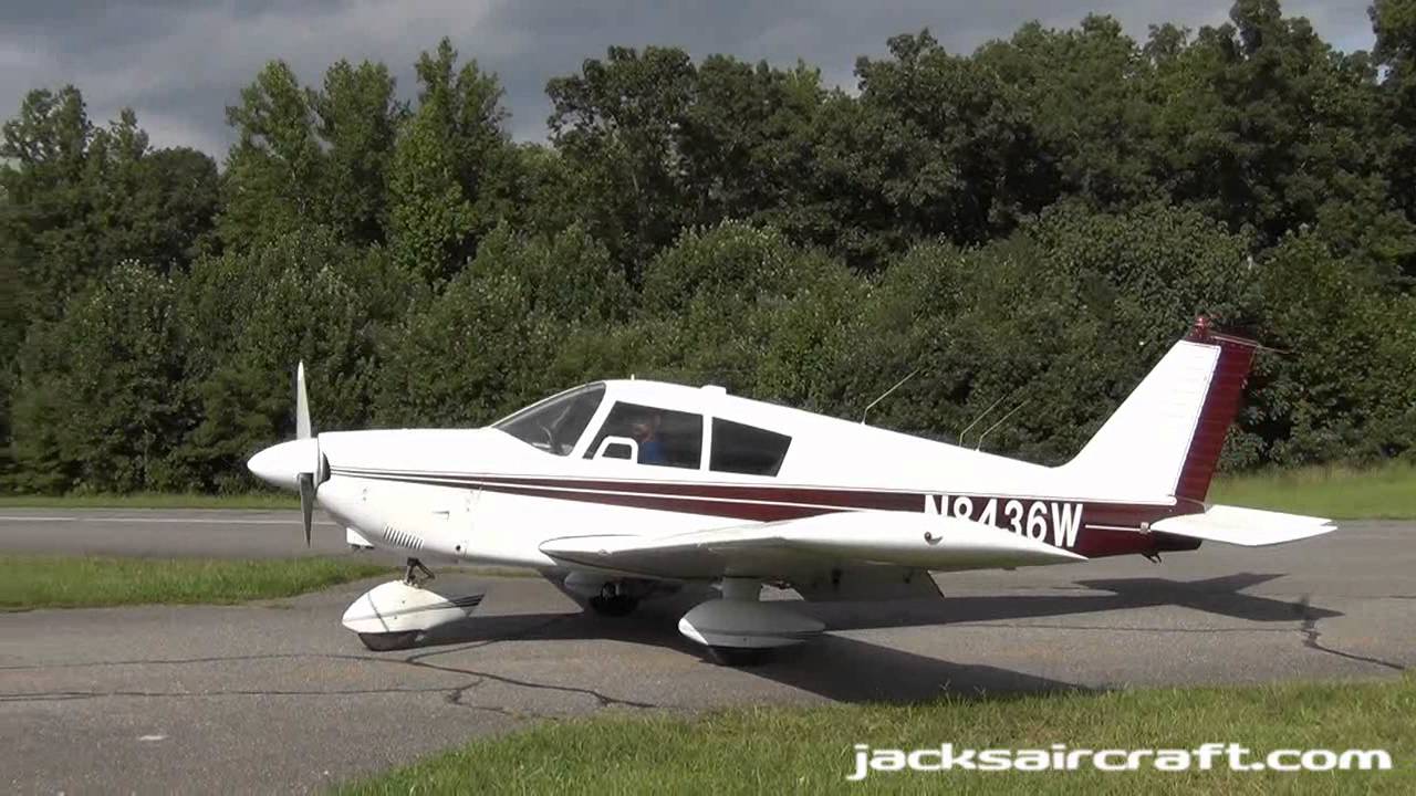 1965 Piper PA-28-180 Cherokee 180 -- N8436W - YouTube