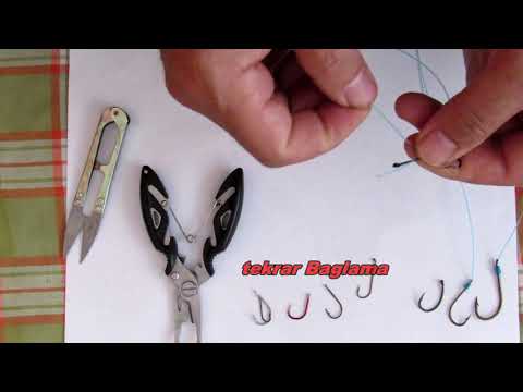 #Kanca Düğümü Nasıl Bağlanır, İğne Bağlama, Balıkçı Düğümü, Balık Avı Düğümü 3
