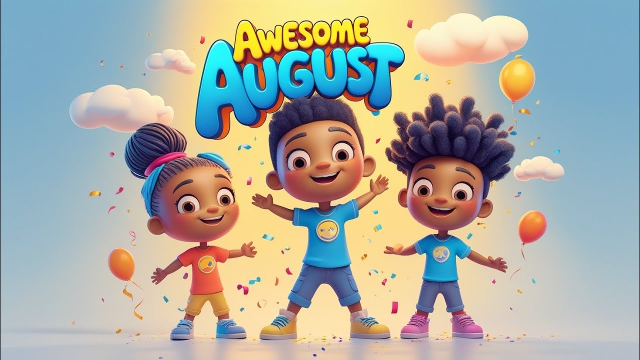 Awesome August | Kids Dance Party Song - YouTube