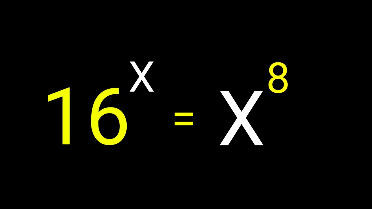 Olympiad Algebra Math Challenge | How to solve for "X"? - YouTube