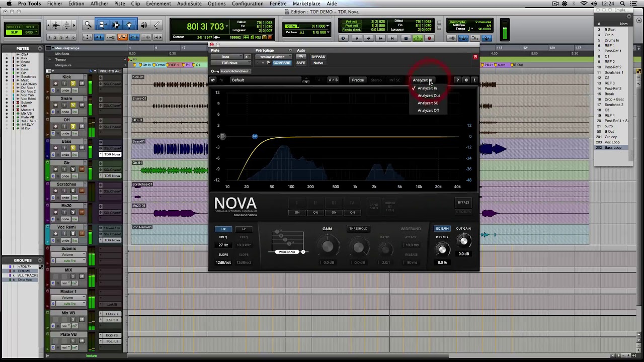GRATUIT : Plugin EQ Dynamique TDR Nova - TOP DEMO - YouTube
