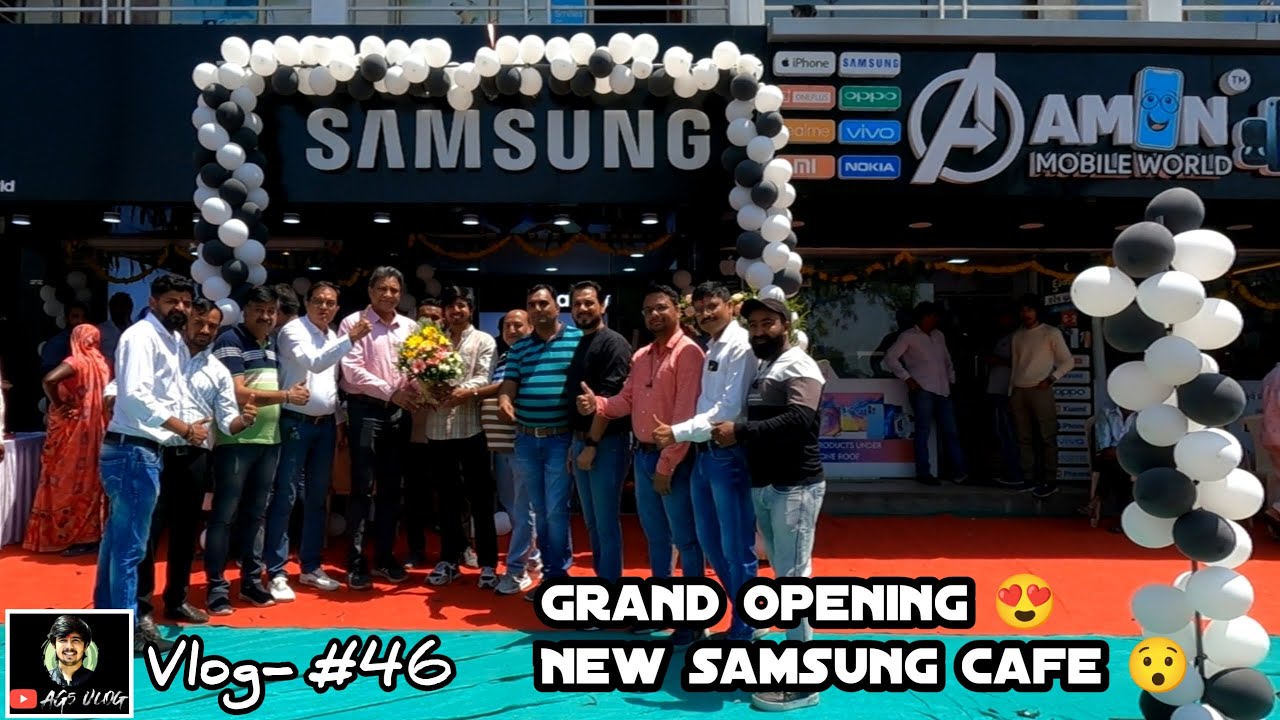 Grand Opening Samsung Cafe Now In Palanpur - YouTube